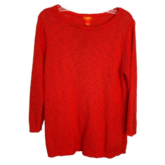 Joe Fresh | Sweaters | Joe Fresh Womens Pumpkin Scoop Neck Slubbed Knit ...
